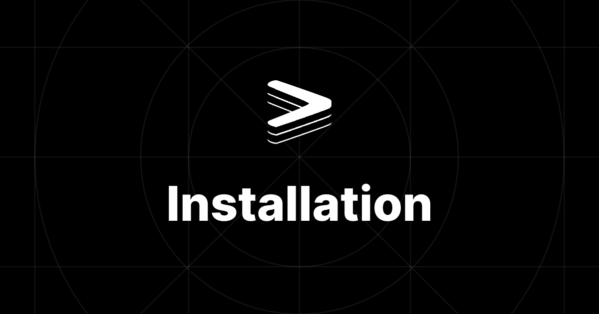 Installation | Create Expo Stack